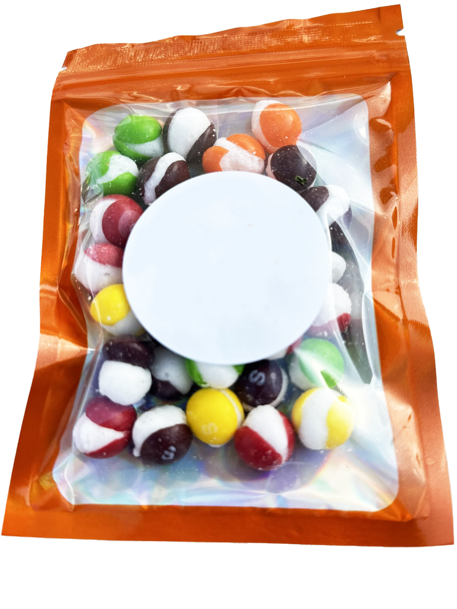 Freeze Dried Skittles With Personalized Sticker: A Trendy, Light And U ...