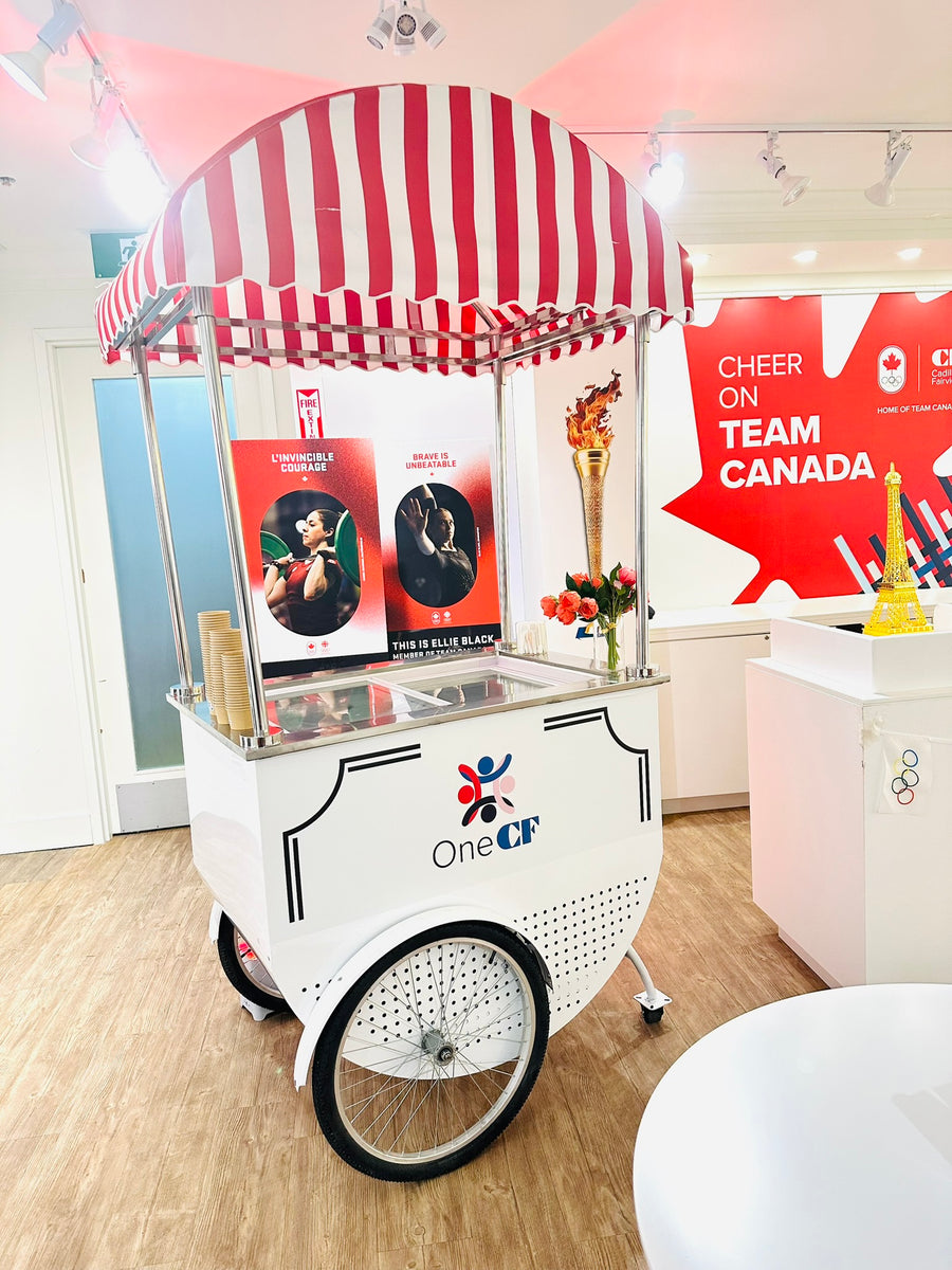 Prepackaged Gelato In A Frozen Treat Canopy Cart - Full Service ...