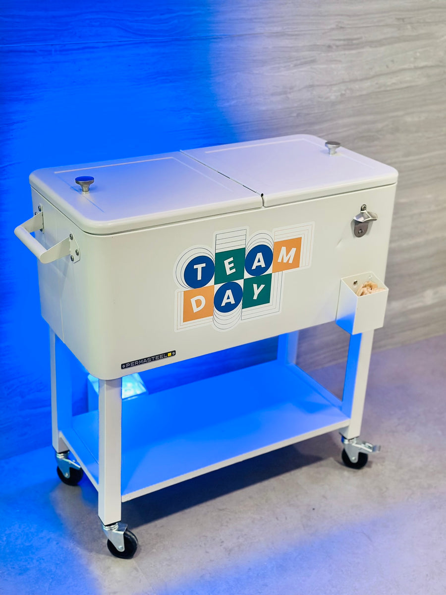 Prepackaged Gelato In Retro Iron Coolers - Full Service | SweetEvent.ca