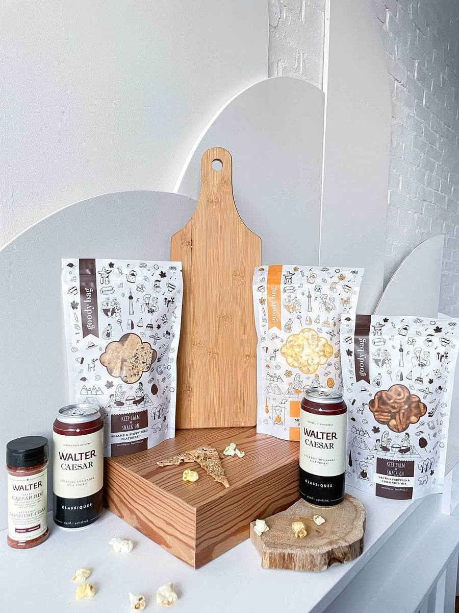 Bloody Caesar Cocktail Kit & Savoury Snacks - Gift Box | SweetEvent.ca