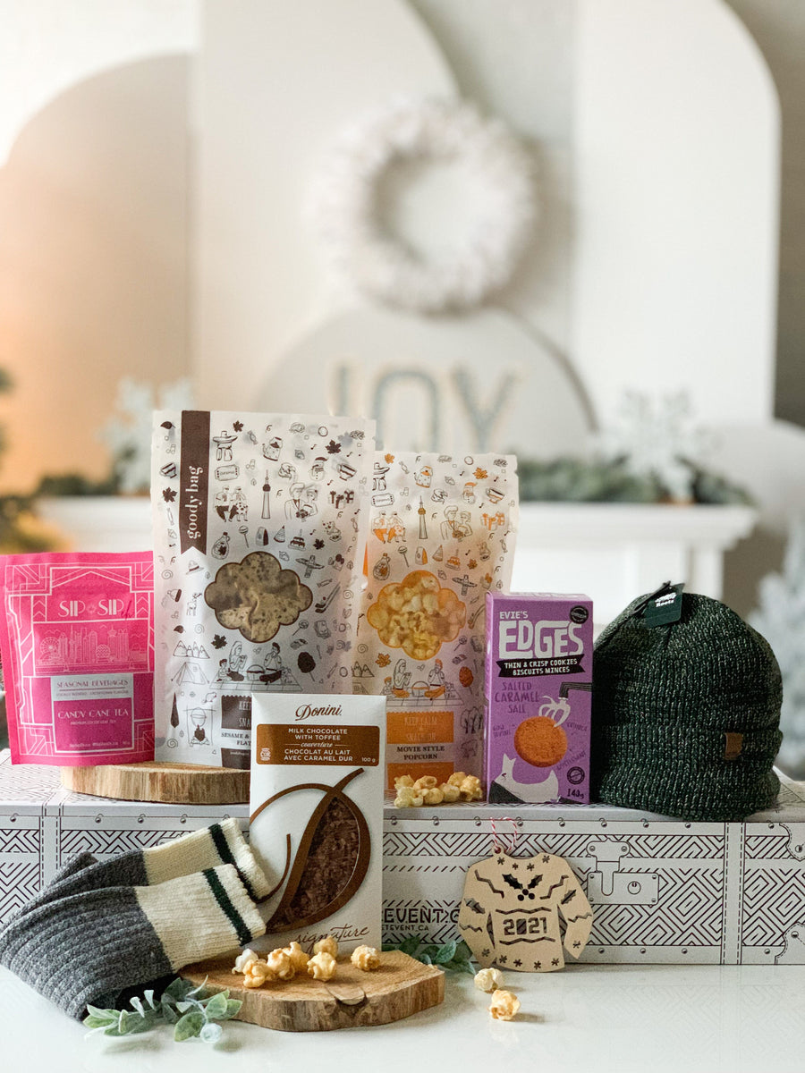 "Let It Snow" Winter Lover Snack, Hot Tea & Accessories - Gift Box ...